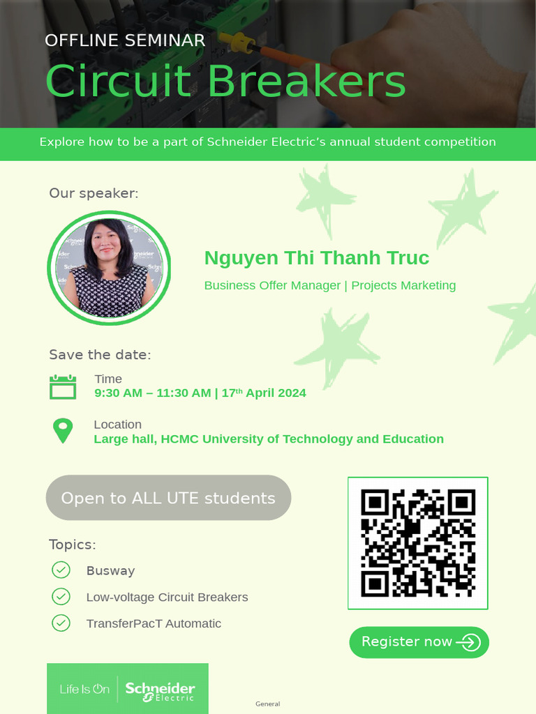 University Event Poster Template - A5 | PDF