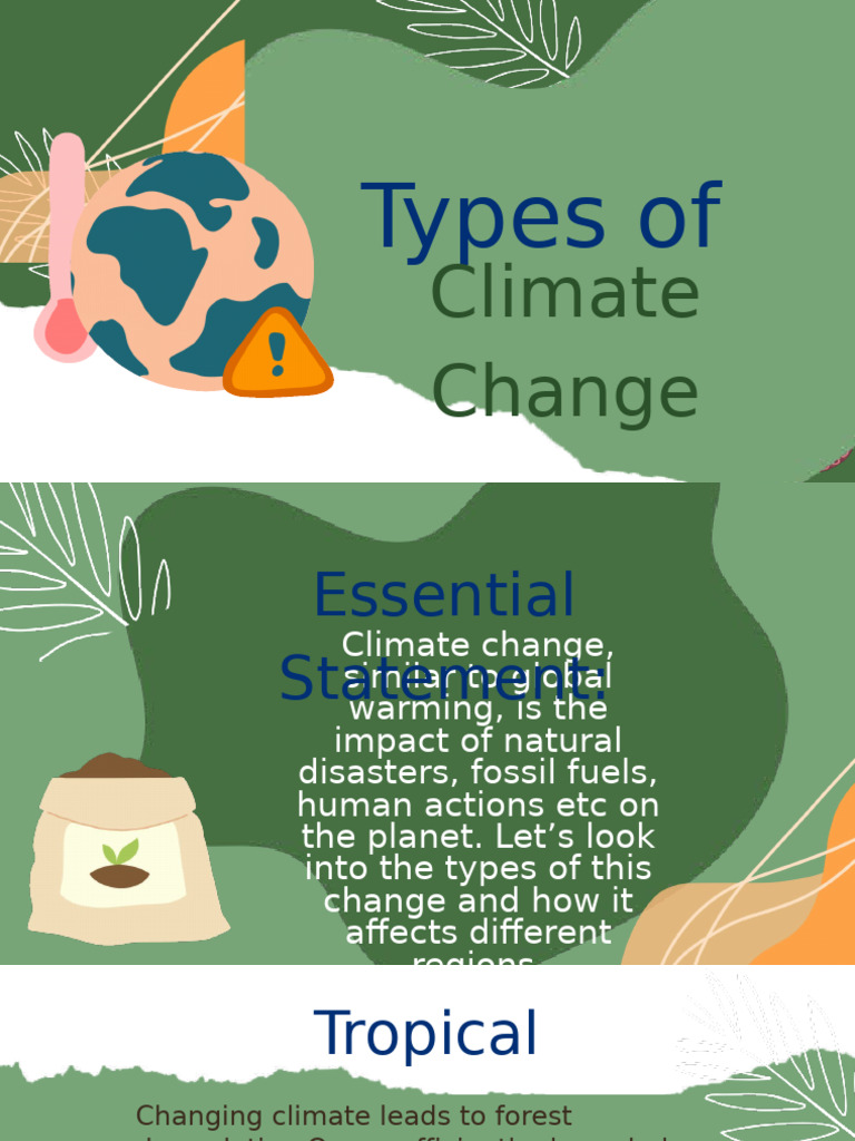 Types of Climate Change Explained | PDF