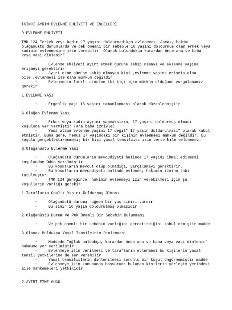 Aile Hukuku Notum 3 | PDF