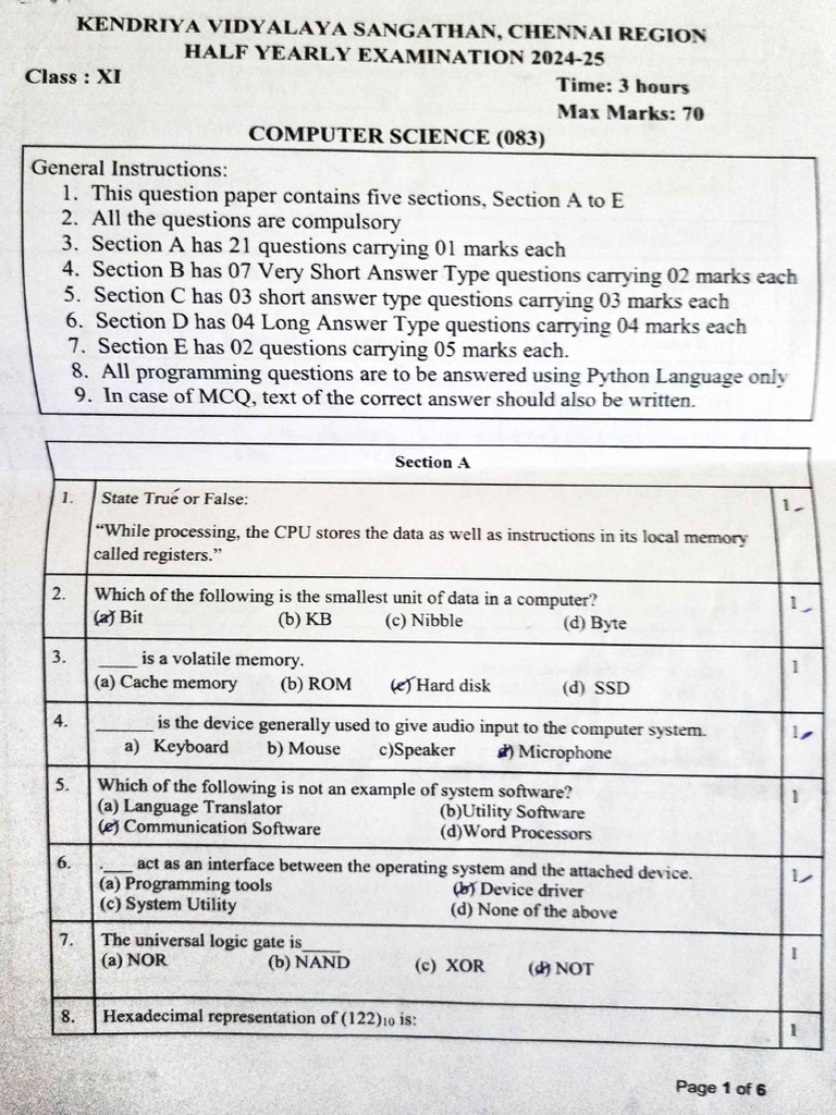 cs paper | PDF | Computer Data Storage | Software