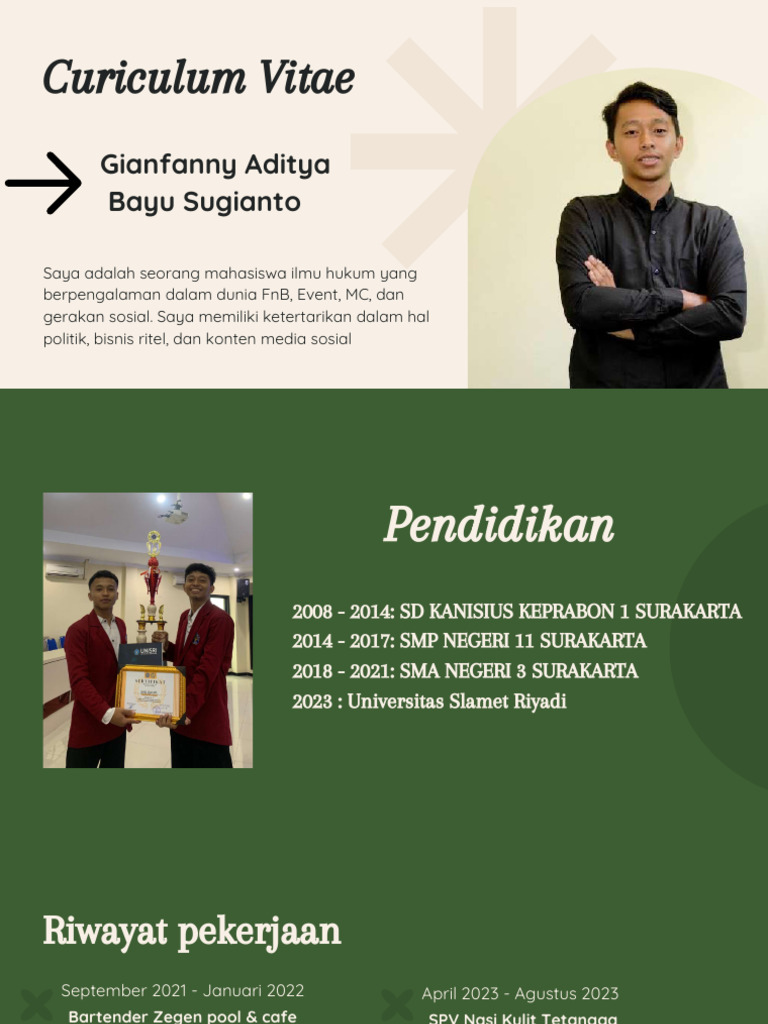 CV & Portofolio | PDF