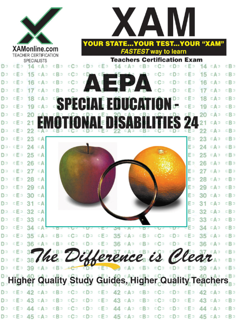 AEPA Special Education - Emotional Disabilities 24 (Sharon Wynne) (Z ...