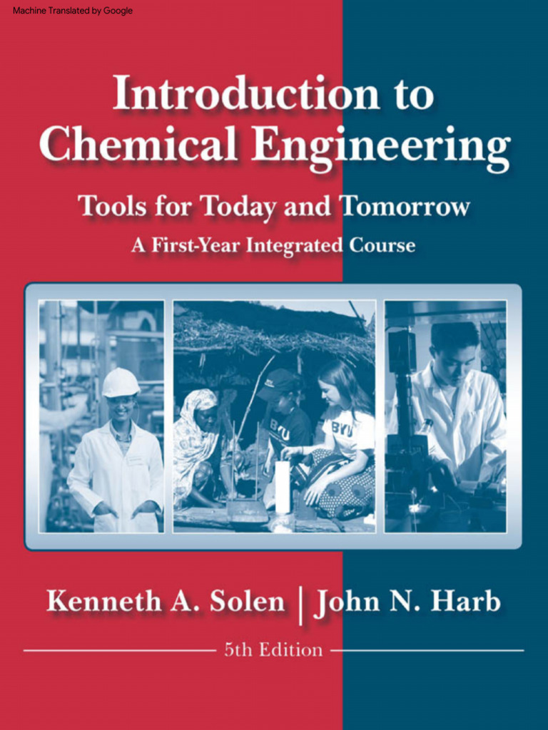 6.introduction To Chemical Engineering Tools For Today and Tomorrow ...
