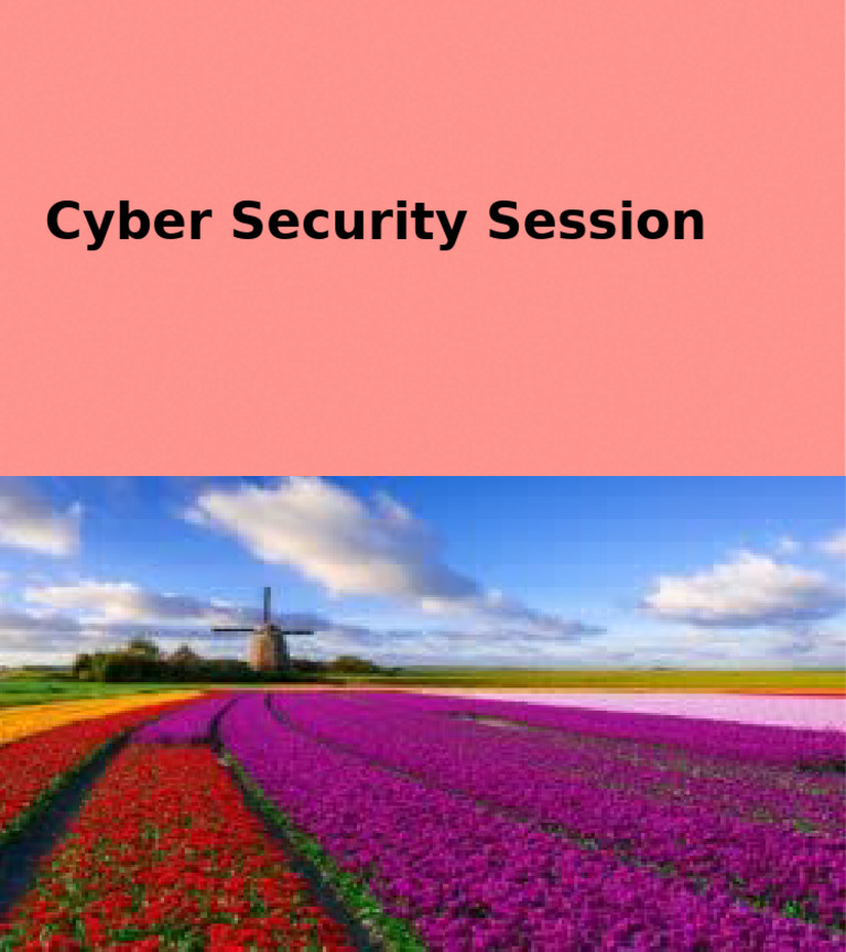 Cyber Security Session | PDF