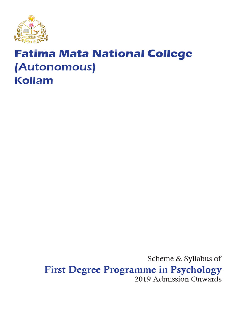 BSc Psychology | PDF | Psychology | Cognition