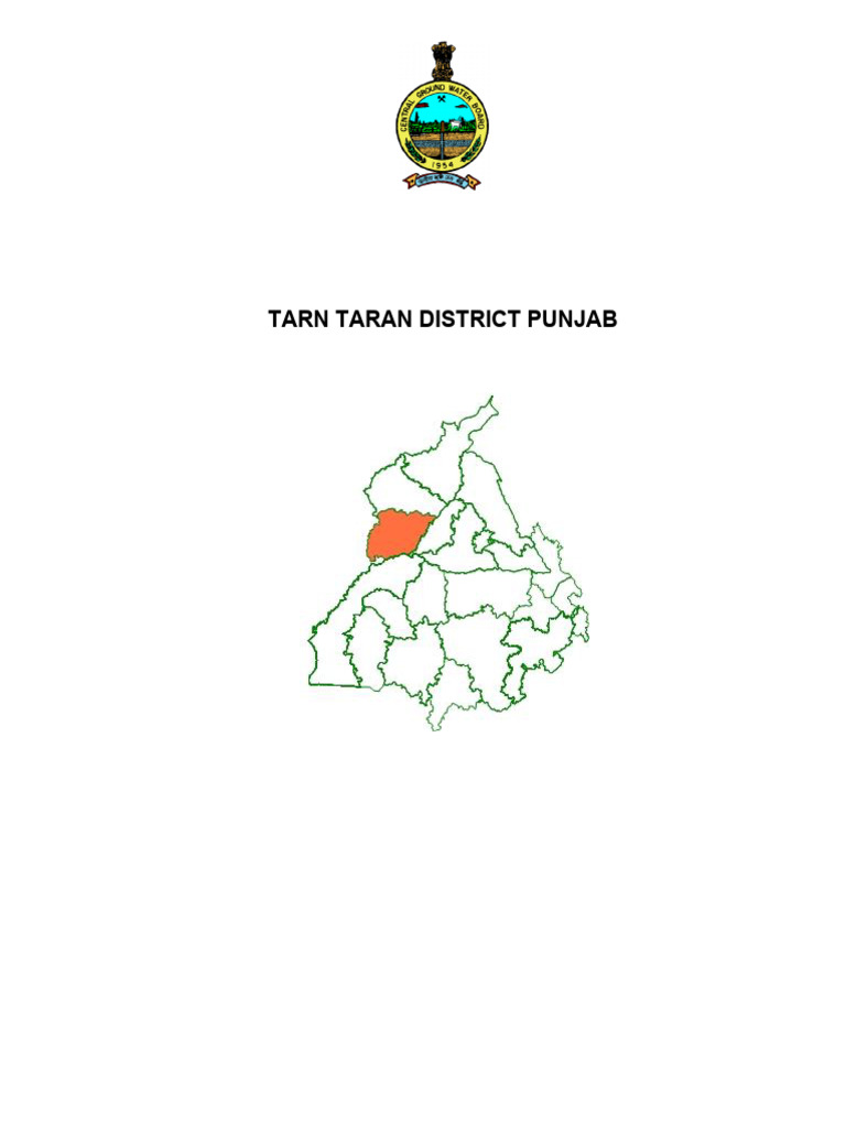 Groundwater Management in Tarn Taran | PDF | Groundwater | Aquifer