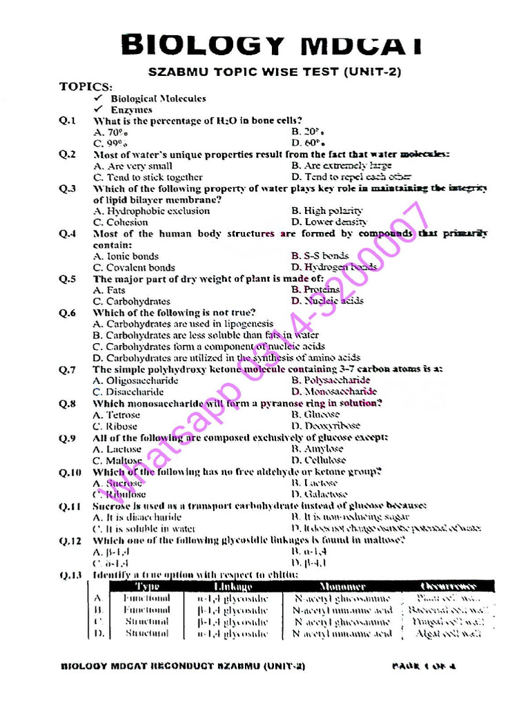 Kips Biology Test#2 Reconduct Session | PDF