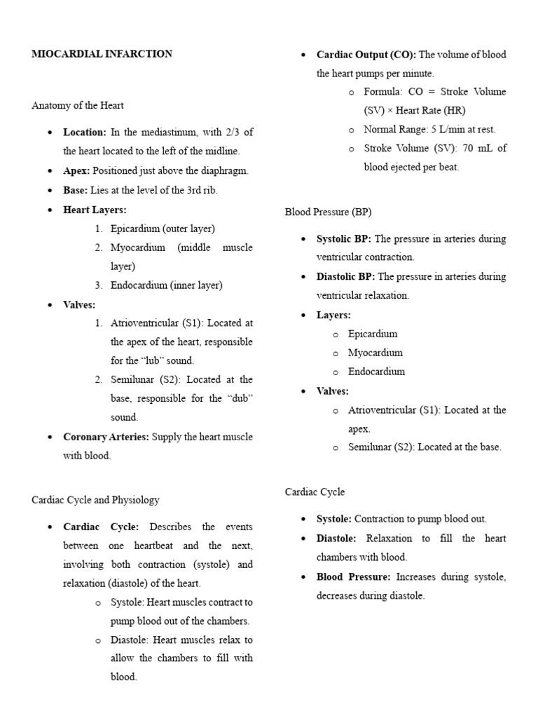 Myocardial Infarction | PDF | Myocardial Infarction | Heart