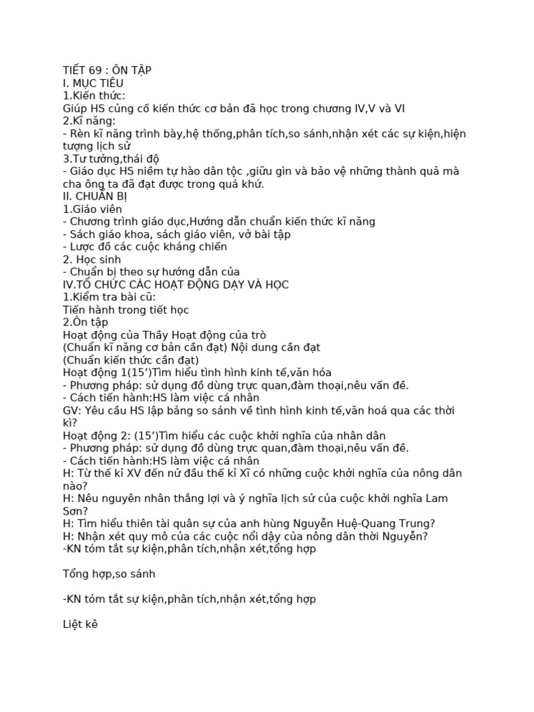 On Tap Giua Ky 2 LS - DL 7 | PDF