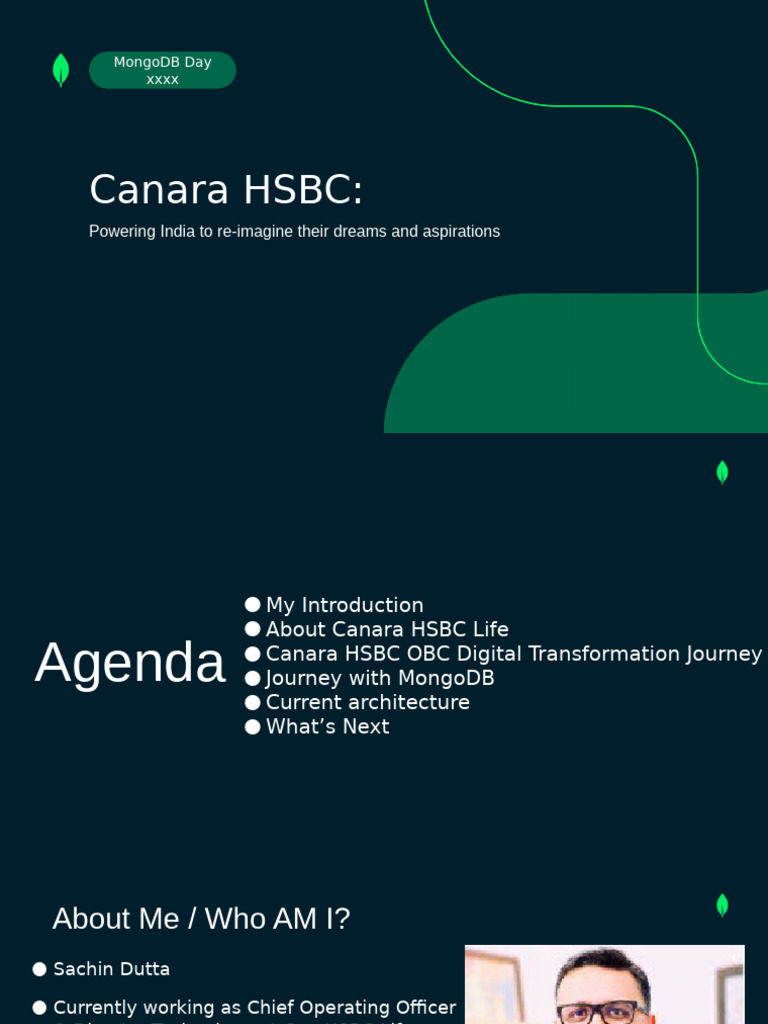 Canara HSBC's Digital Transformation with MongoDB | PDF | Cloud ...