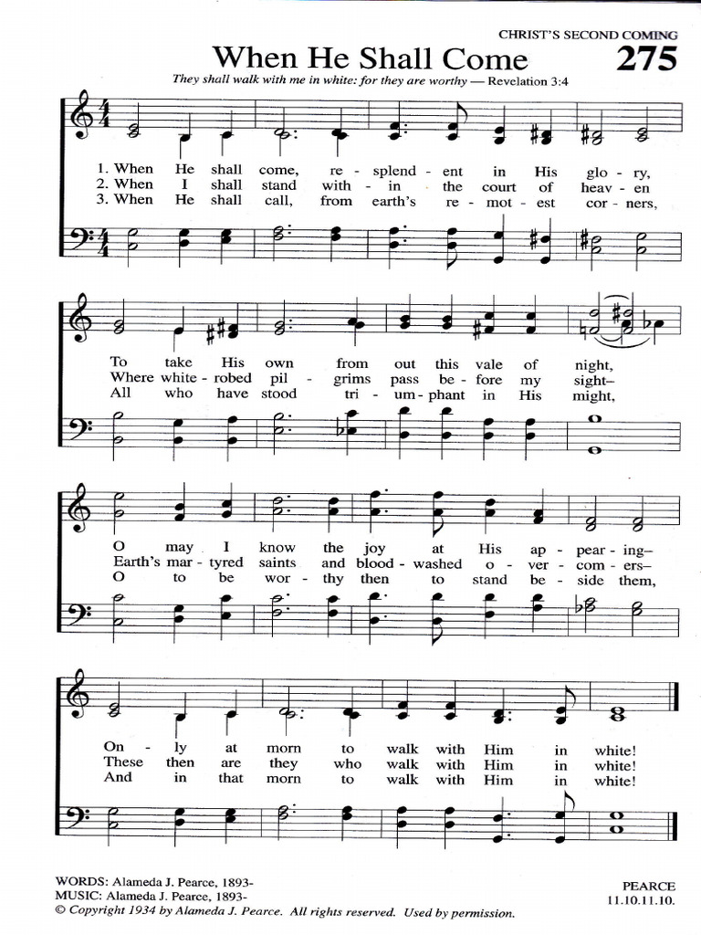 275 - When He Shall Come | PDF