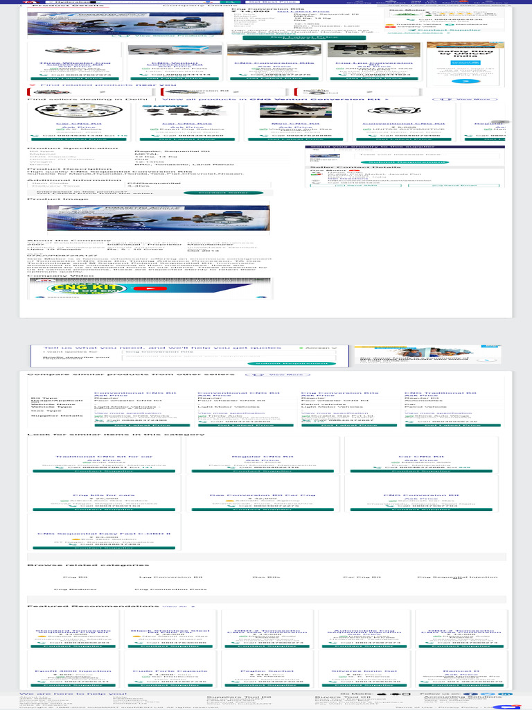 CNG Conversion Kits and Pricing Guide | PDF | Land Vehicles | Car