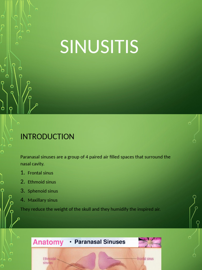 Sinusitis | PDF