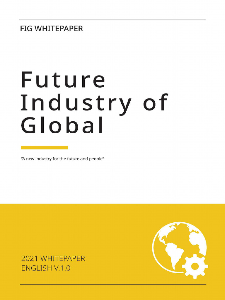 FIG Whitepaper - 2021 - English Ver 1.0 | PDF