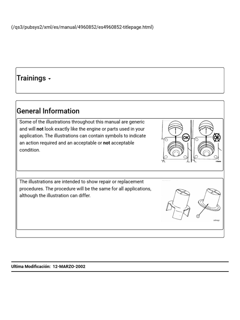 QuickServe Online - (4960852) Manual de Servicio Del B3.9, B4.5, B4.5 RG, y B5 | PDF