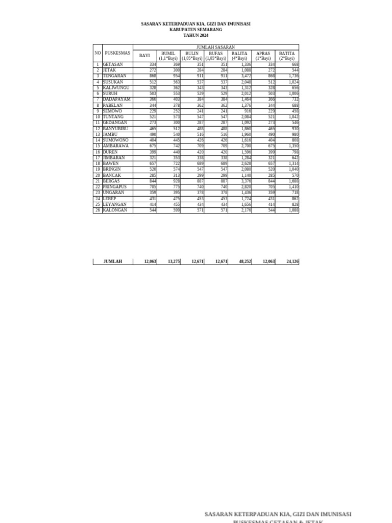 Sasaran KGI 2024 | PDF