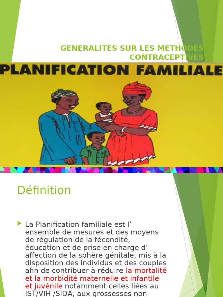 planification familial | PDF | Contraception | Pilule combinée
