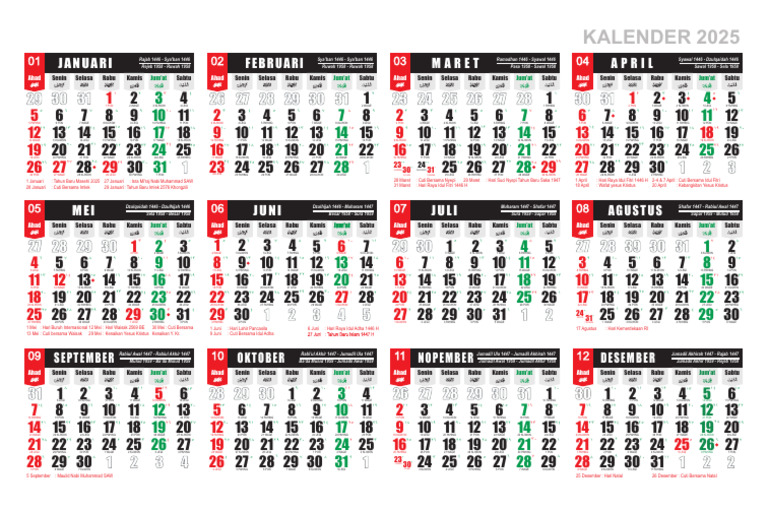 Kalender 2025 | PDF