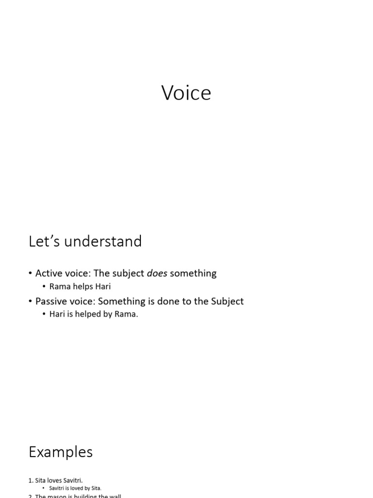 Voice | PDF