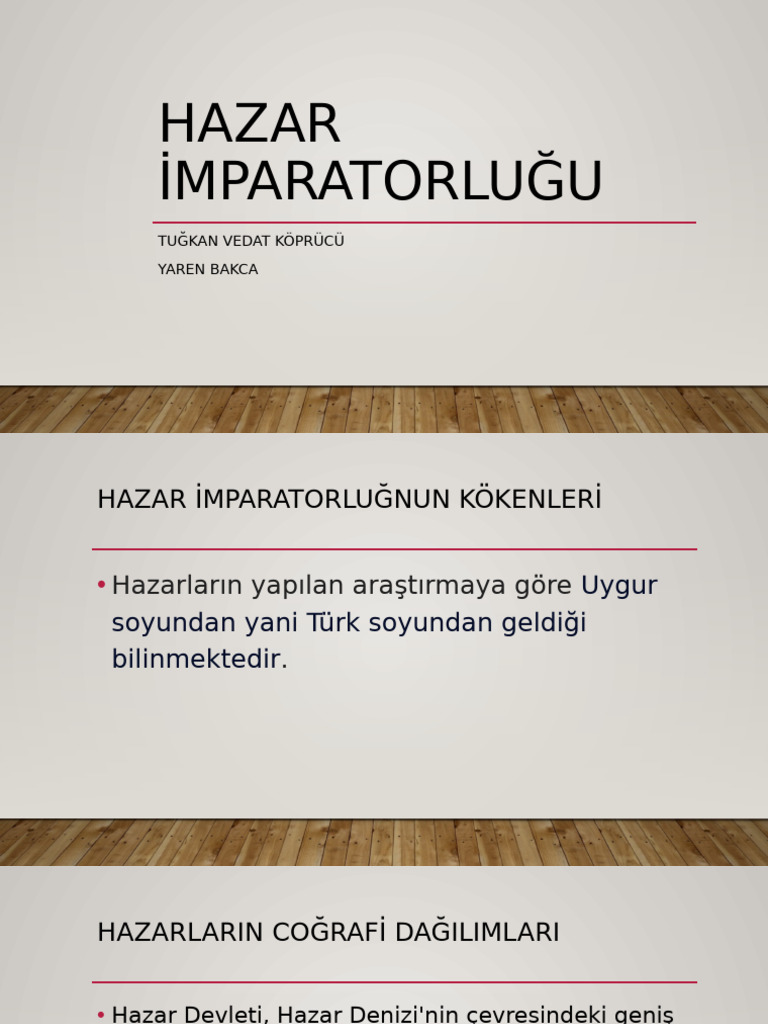 Hazar Imparatorluğu | PDF