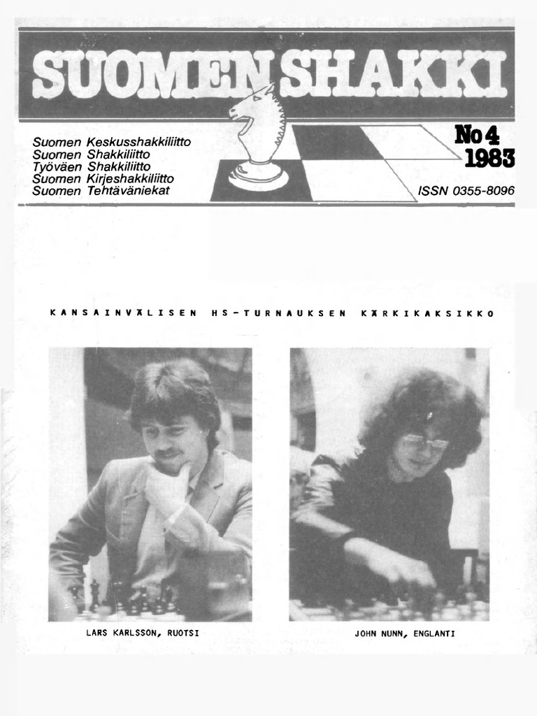 Suomen Shakki - April 1983 | PDF