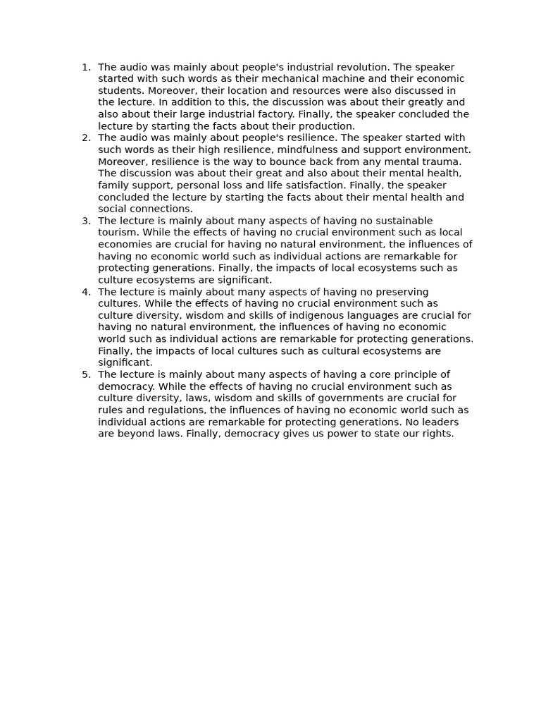 Summerise text | PDF