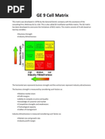 GE Nine Cell Matrix