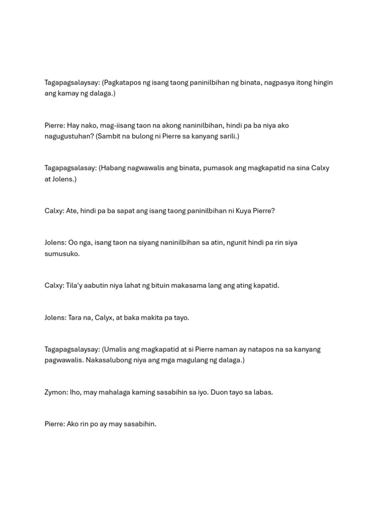 Group2 Peta in Fil Script para Sa Duladulaan | PDF