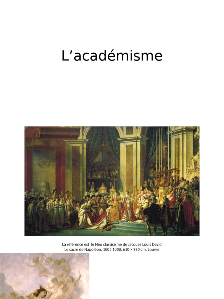 Œuvres majeures de l'académisme artistique | PDF