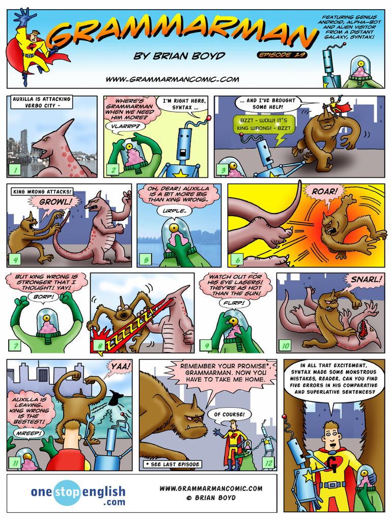 Grammarman Ep29 Comic 462823 | PDF