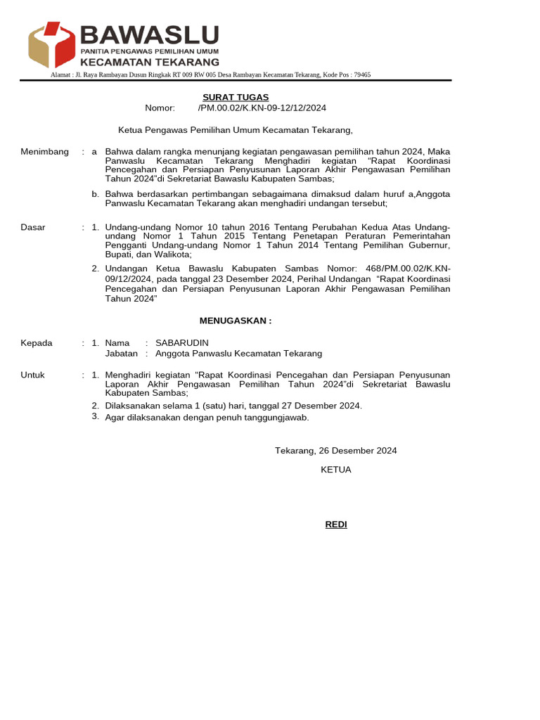 Sabarudin (27-12-2024) | PDF
