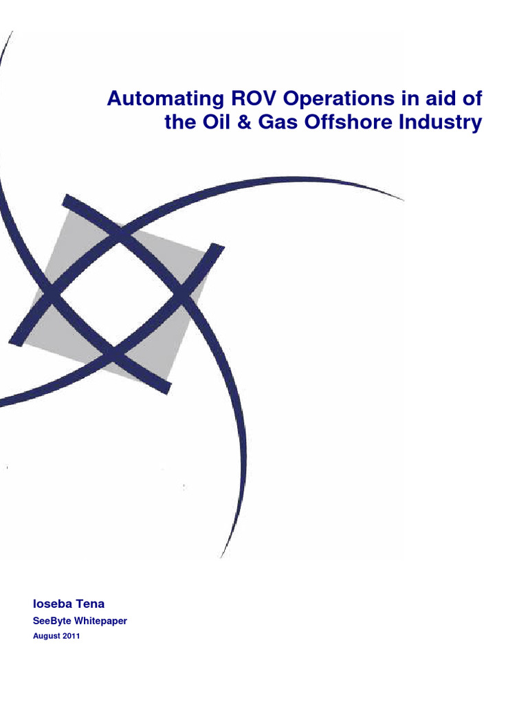 White Paper Automating ROV Operations | PDF | Inertial Navigation ...