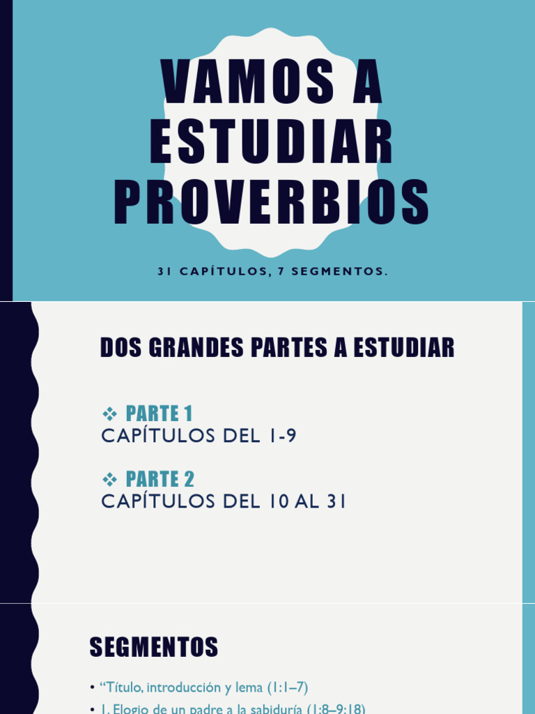 PROVERBIOS VBF | PDF