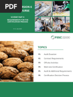 FSSC V.6 Internal Audit Checklist | PDF | Food Safety | Safety