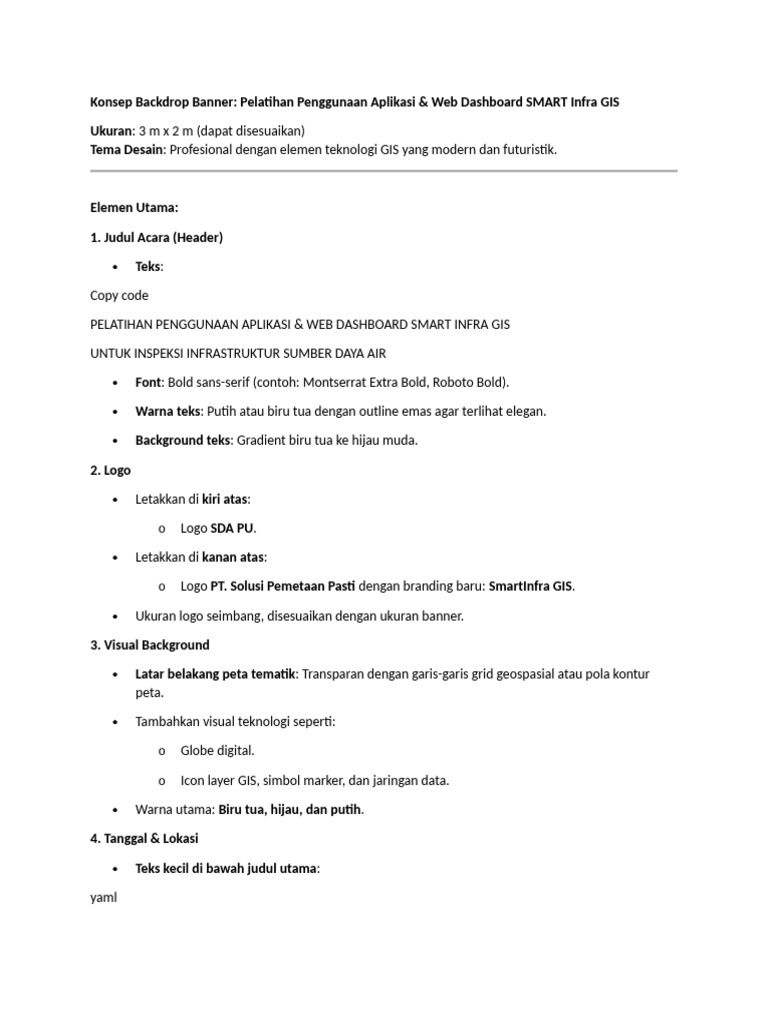 Konsep Backdrop Banner | PDF