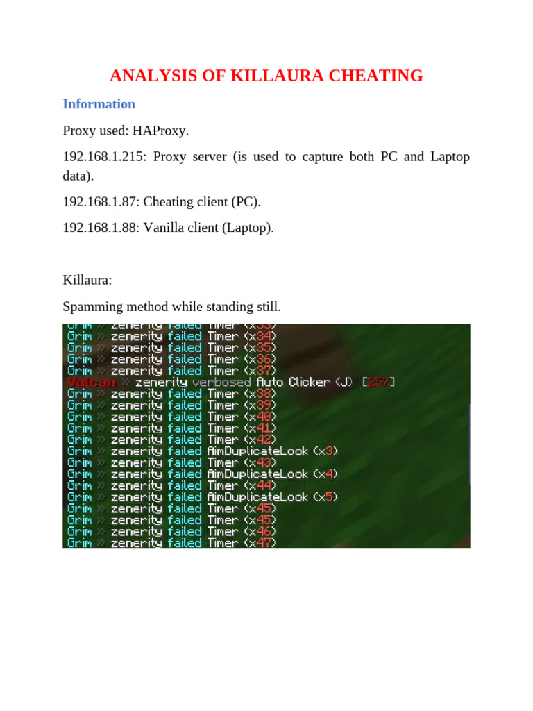 Analyzing KillAura Packet | PDF