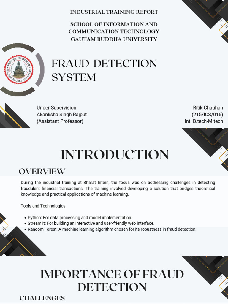 Black and White Geometric Corporate Report Presentation | PDF | Machine Learning | Computing