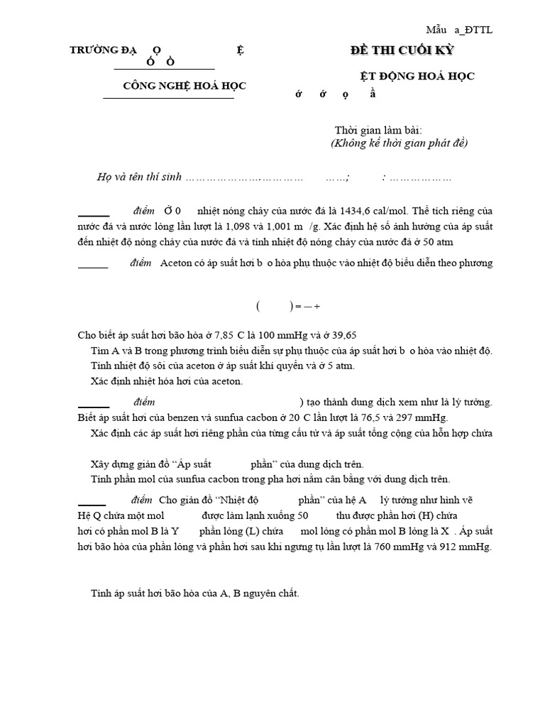 De Chinh Thuc NDHH CK 2022-2023 | PDF