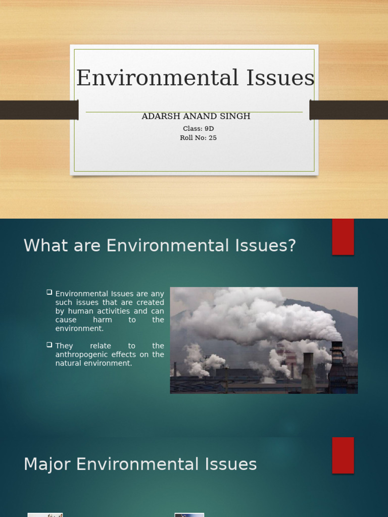 Adarsh PPT Environment | PDF | Agriculture | Hazards