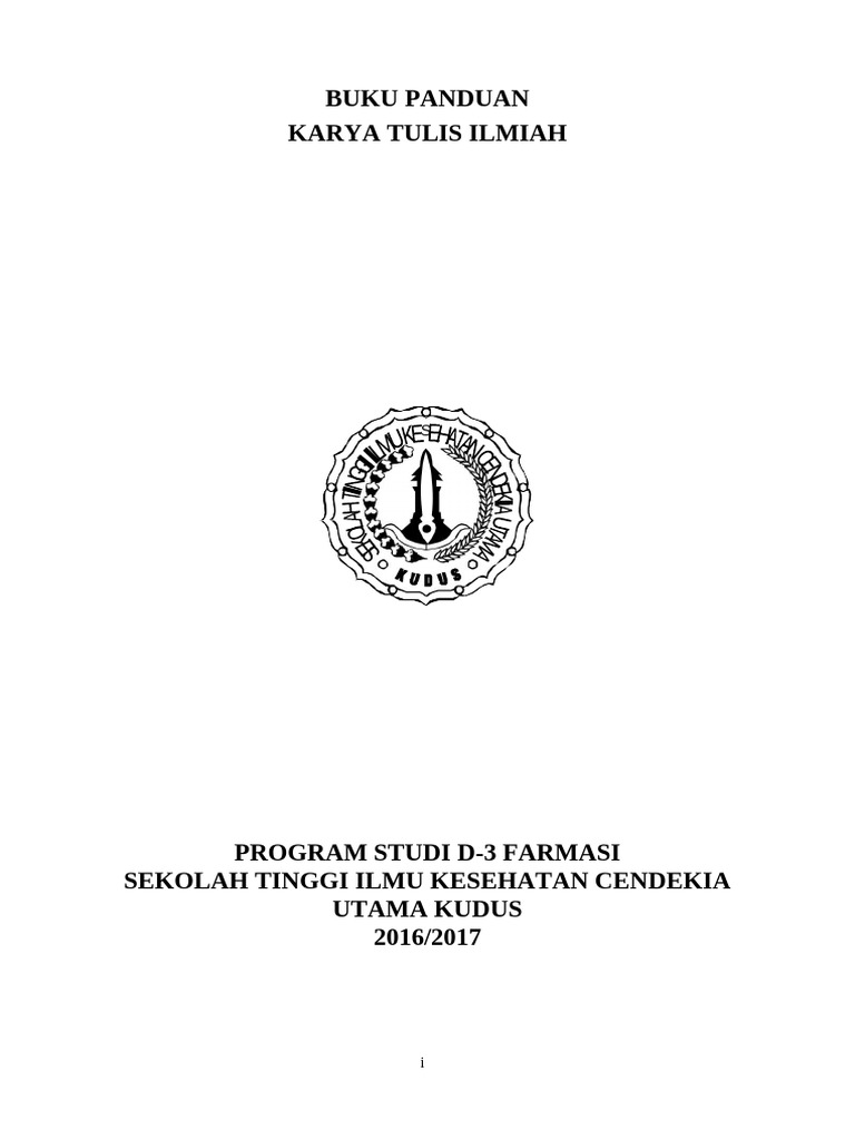 Buku Panduan Skripsi-STIKES Cendekia Utama 2016-17 | PDF