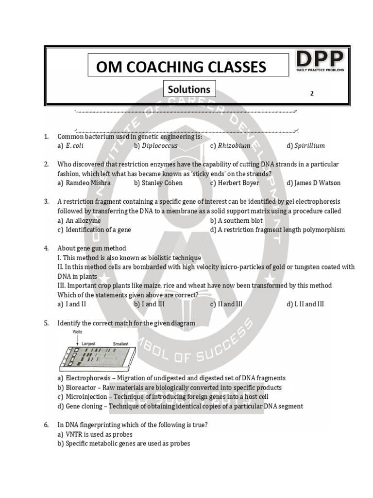 dpp-2 | PDF | Restriction Enzyme | Dna