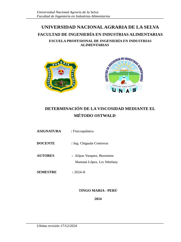 Metodo_Otswald | PDF | Viscosidad | Líquidos
