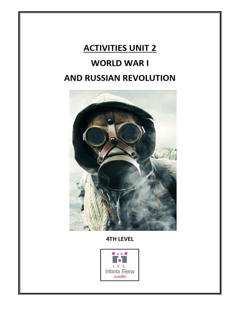 Unit 2. Activities WWI and Russian Revolution | PDF | World War I ...