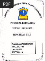 Yoga Practical File Class 12 | PDF