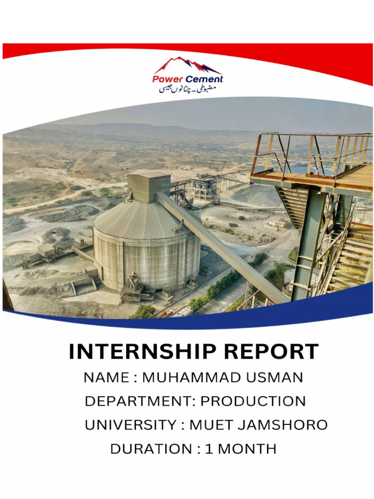 Internship Report PCL Final | PDF | Cement | Concrete