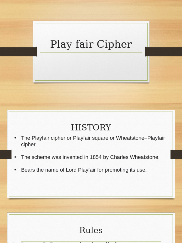 Play Fair Cipher | PDF | Computer Security | Security