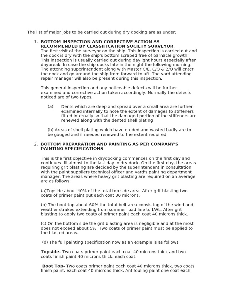 Docking Work & Harmonized Survey | PDF | Surveying | Propeller