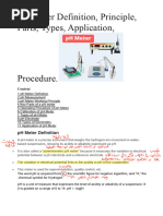 PH Meter - Definition, Diagram Working Principle, Types and Appl | PDF ...