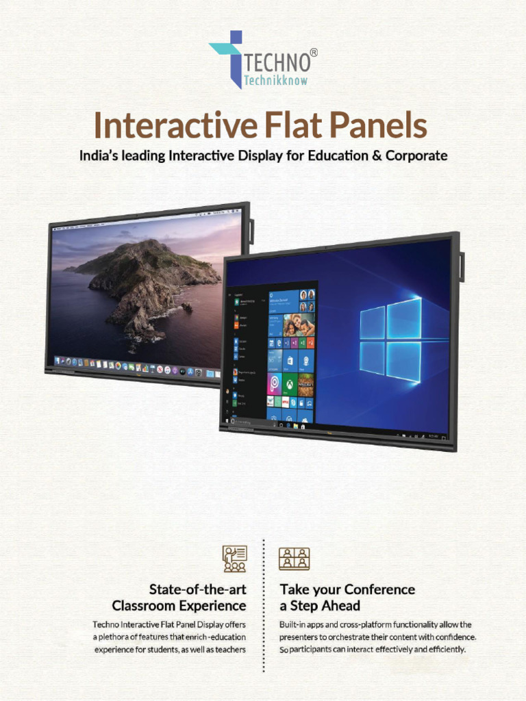 TECHNO Interactive Flat Panel | PDF