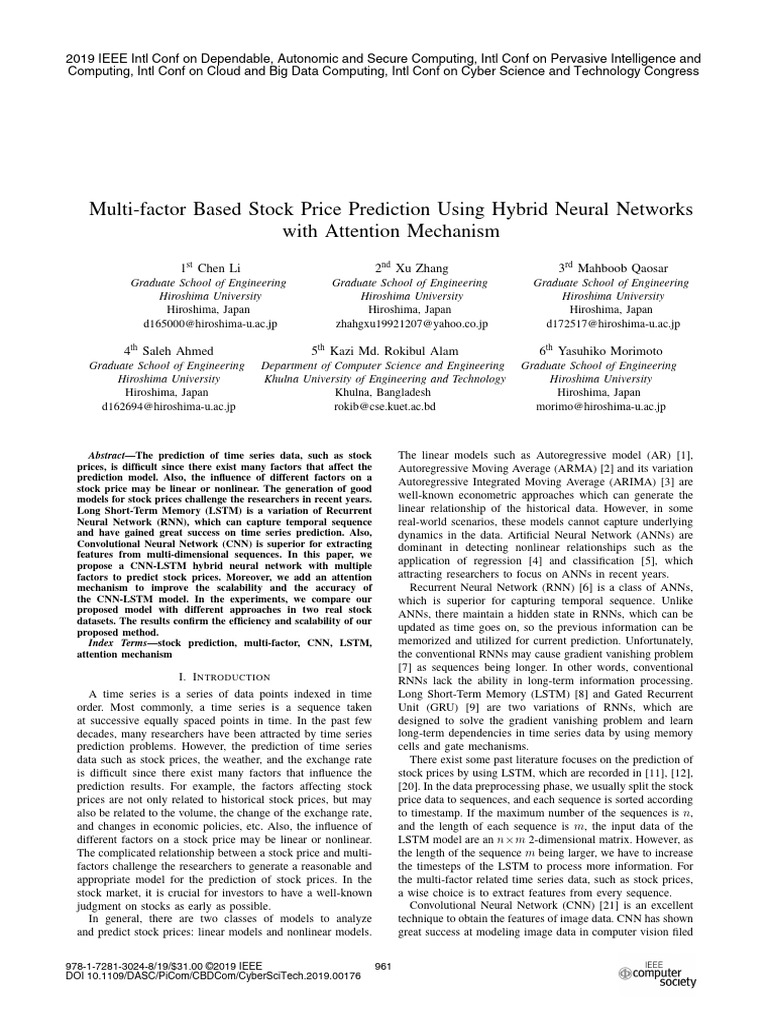 AI-Driven Stock Prediction Model | PDF | Artificial Neural Network | Mean Squared Error